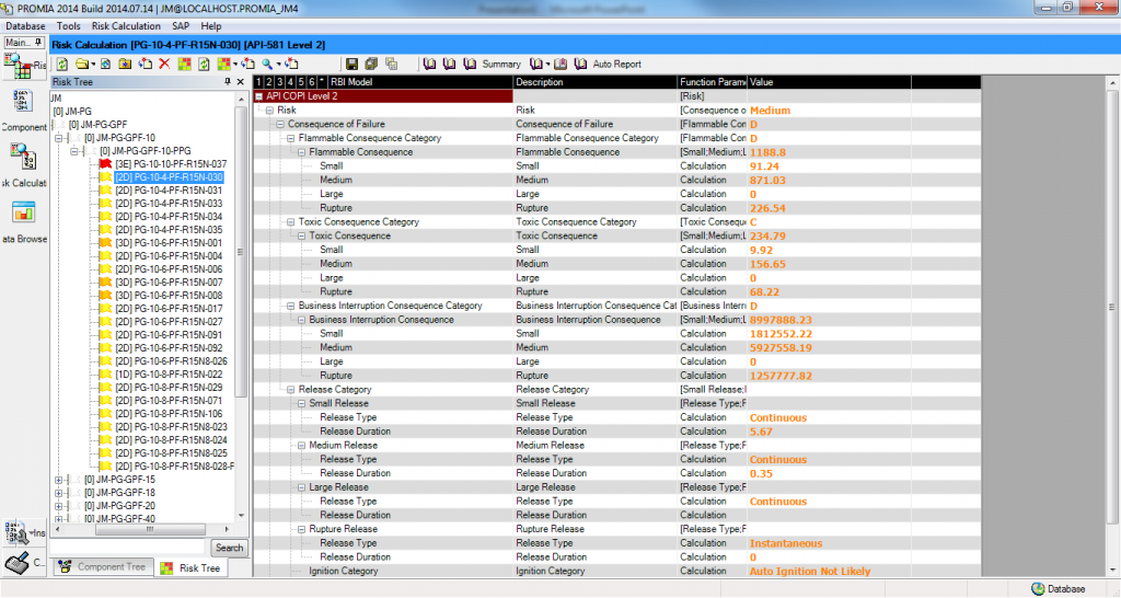 Implementation of RBI Study interfacing