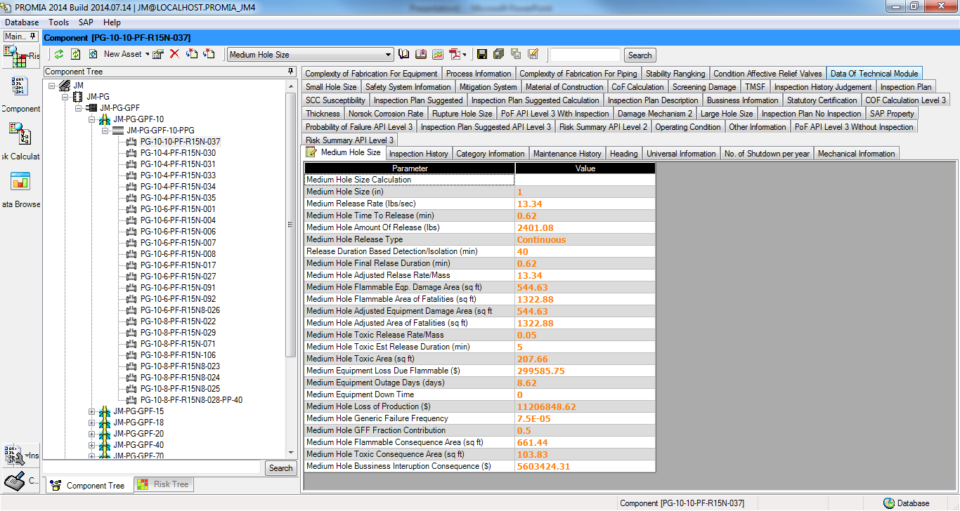 Implementation of RBI Study interfacing